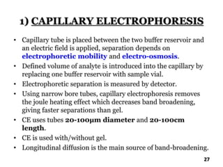Electrophoresis Instrumental method of analysis | PDF | Chemistry | Science