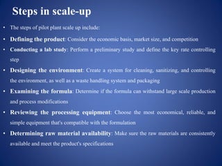 Industrial pharmacy -2 Pilot plant scale up techniques | PDF