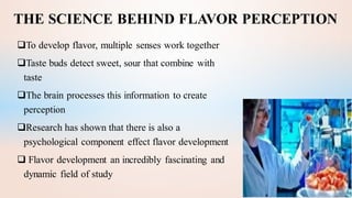 Science of Flavor Perception And Development | PDF