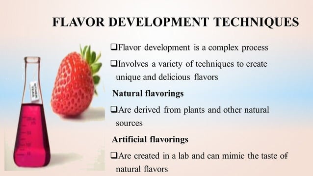 Science of Flavor Perception And Development | PPT