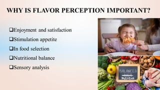 Science of Flavor Perception And Development | PDF