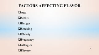 Science of Flavor Perception And Development | PDF