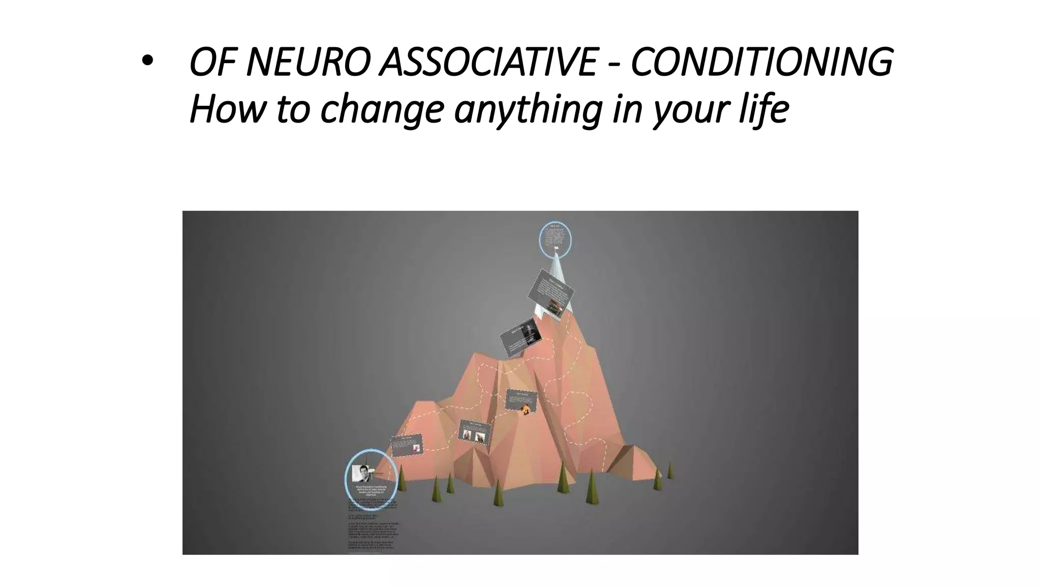 OF NEURO ASSOCIATIVE - CONDITIONING | PPTX