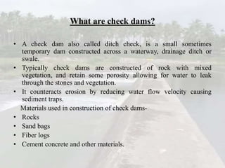 Check dams | PPT