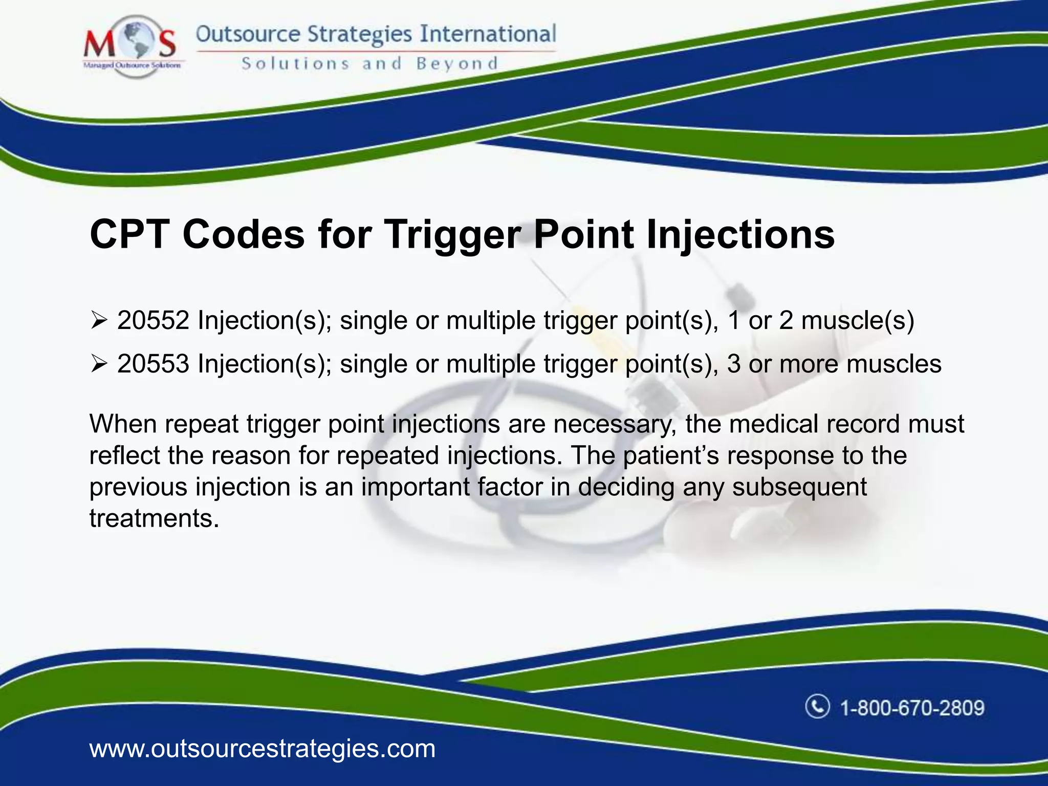 Documenting Trigger Point Injections for Better Reimbursement | PPSX
