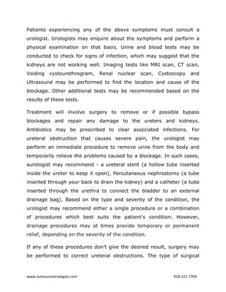 Documenting and Coding Ureteral Obstruction | PDF