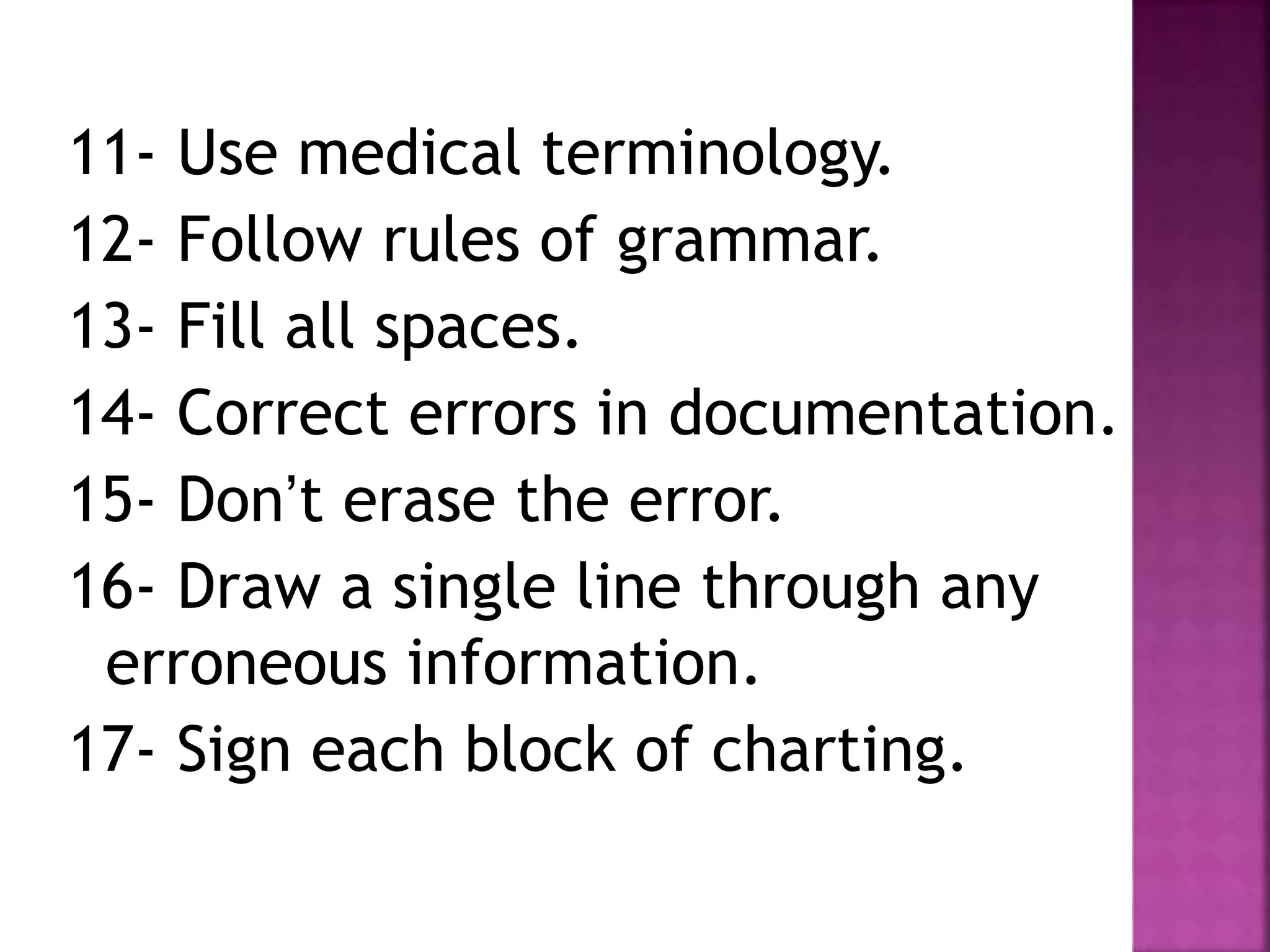 Documenting and reporting | PPT