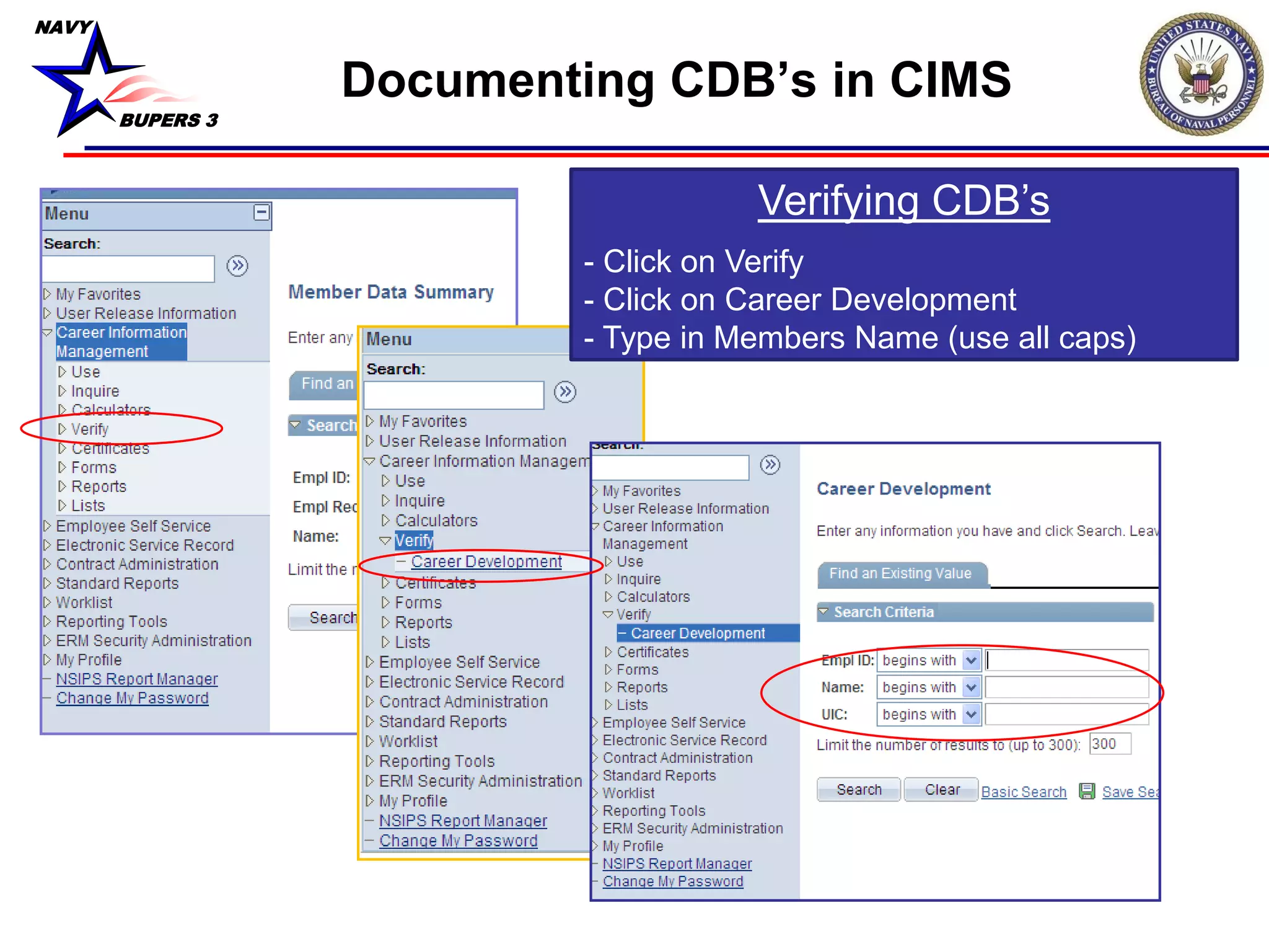 Documenting cdb's in cims | PDF
