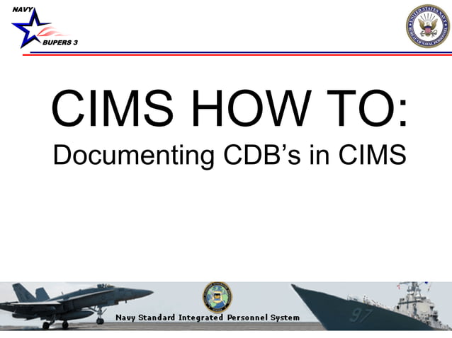 Documenting cdb's in cims | PDF