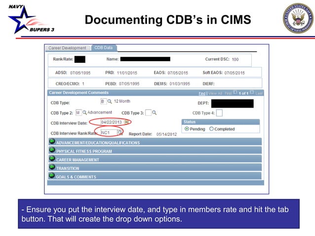 Documenting cdb's in cims | PDF