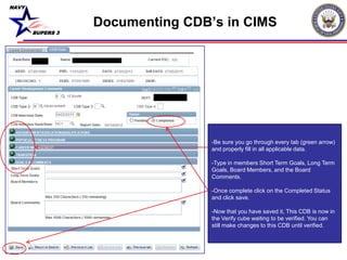 Documenting cdb's in cims | PDF