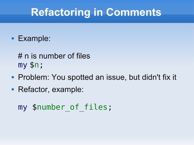 Documenting Code - Patterns and Anti-patterns - NLPW 2016 | ODP