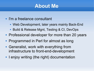 Documenting Code - Patterns and Anti-patterns - NLPW 2016 | ODP