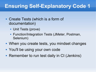 Documenting code yapceu2016 | PPT