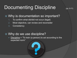 Documenting Discipline | PPTX
