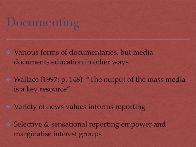 Documenting education 1 | PPT
