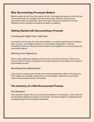 Documenting Excellence_ Mastering the Art of Process Documentation.pdf