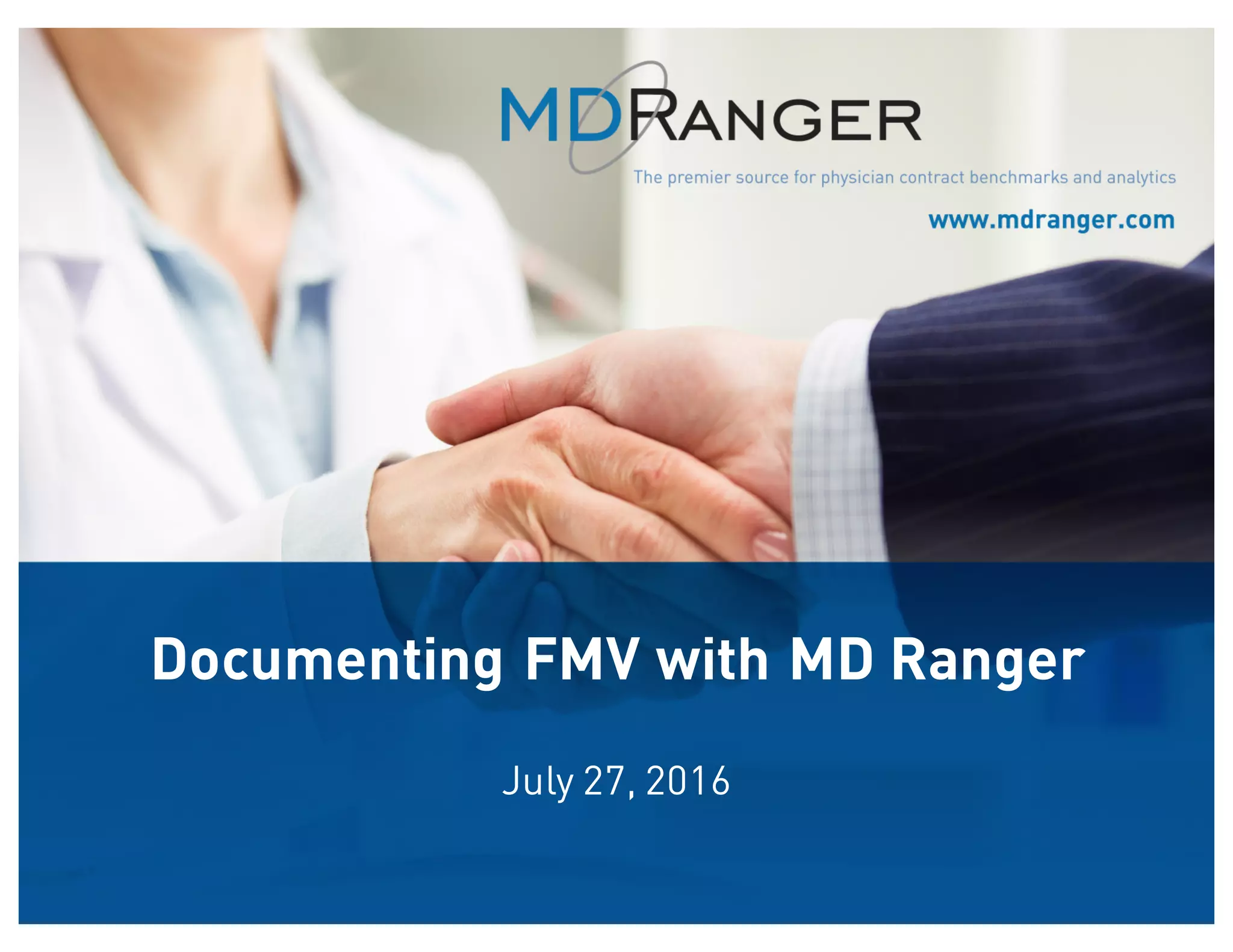 Documenting FMV with MD Ranger | PPT