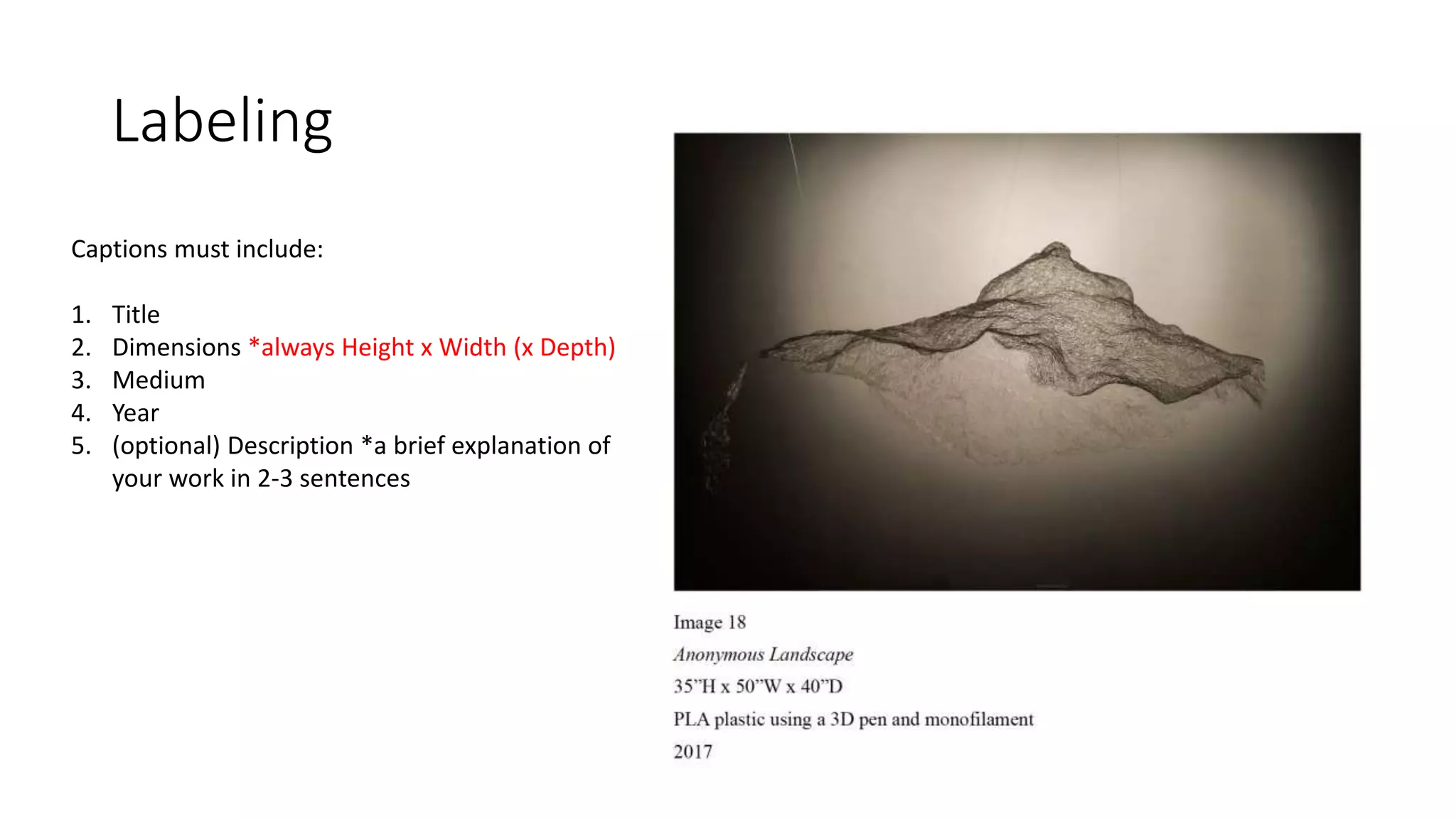 Documenting rules intro sculpture | PPT