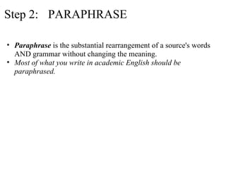 Documenting sources | PPT