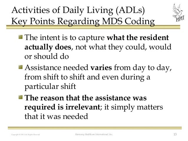 Documenting the Care you Provide ADL Accuracy