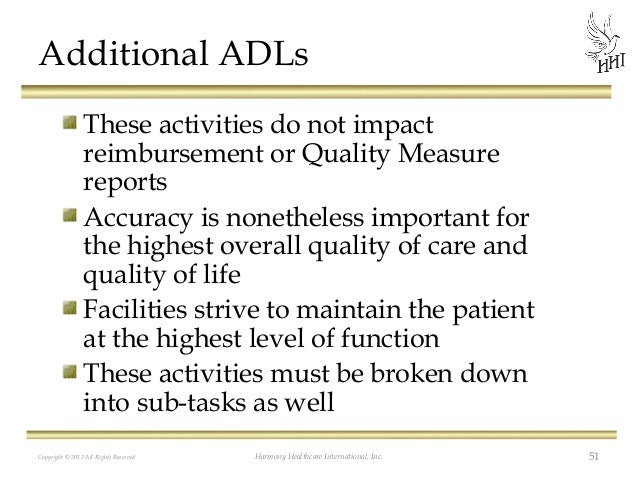 Documenting the Care you Provide ADL Accuracy