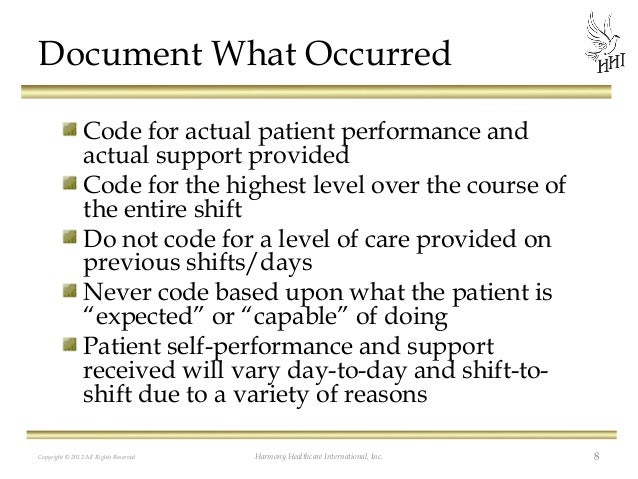 Documenting the Care you Provide ADL Accuracy
