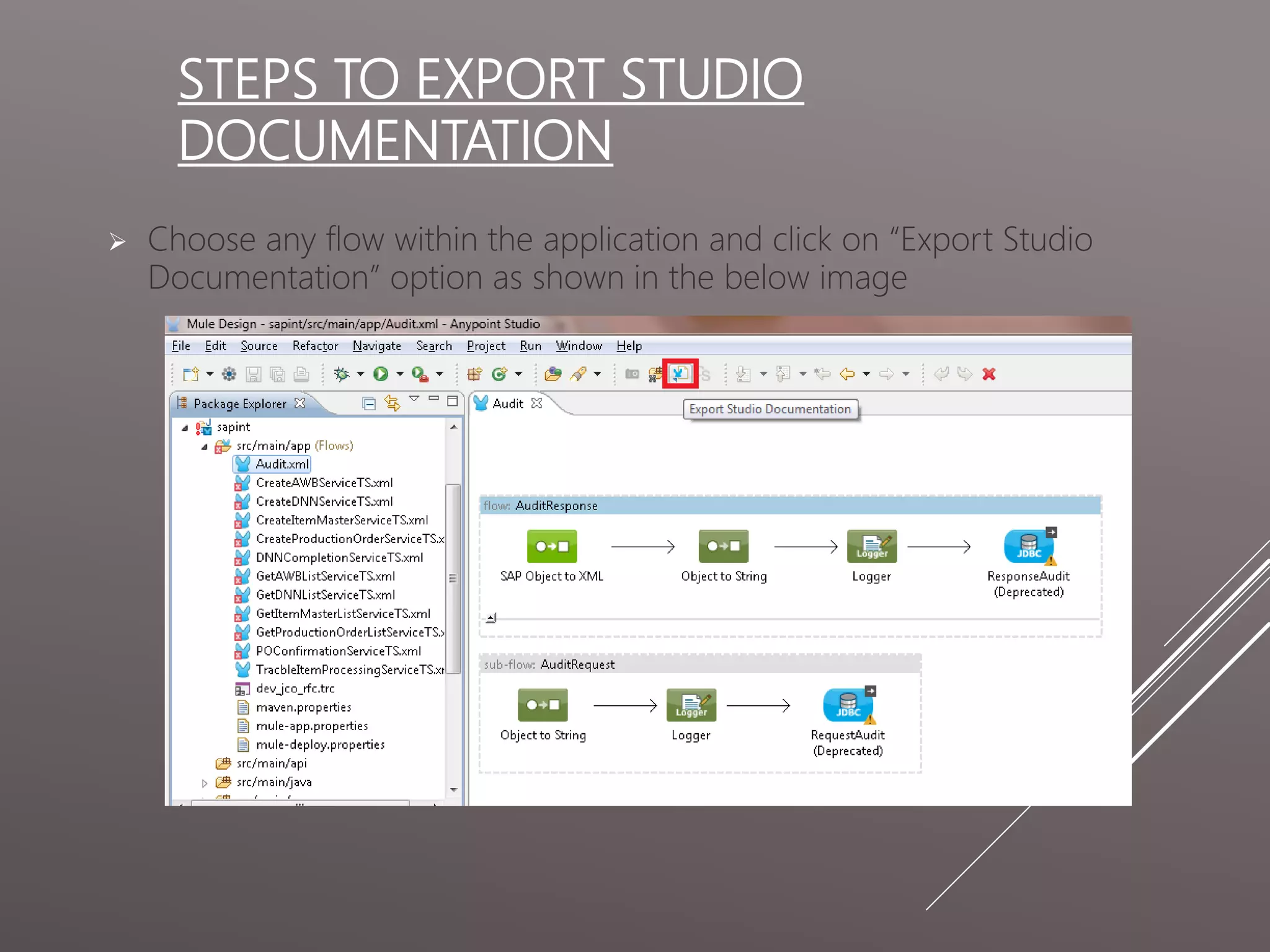 Document in mule application | PPT | Free Download