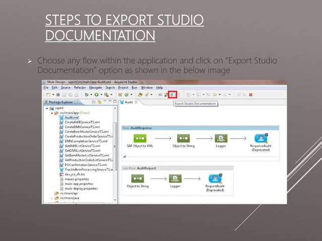 Document in mule application | PPT