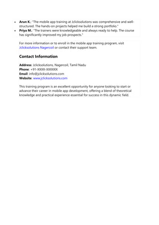 Machine Learning Training Centre In nagercoil | PDF