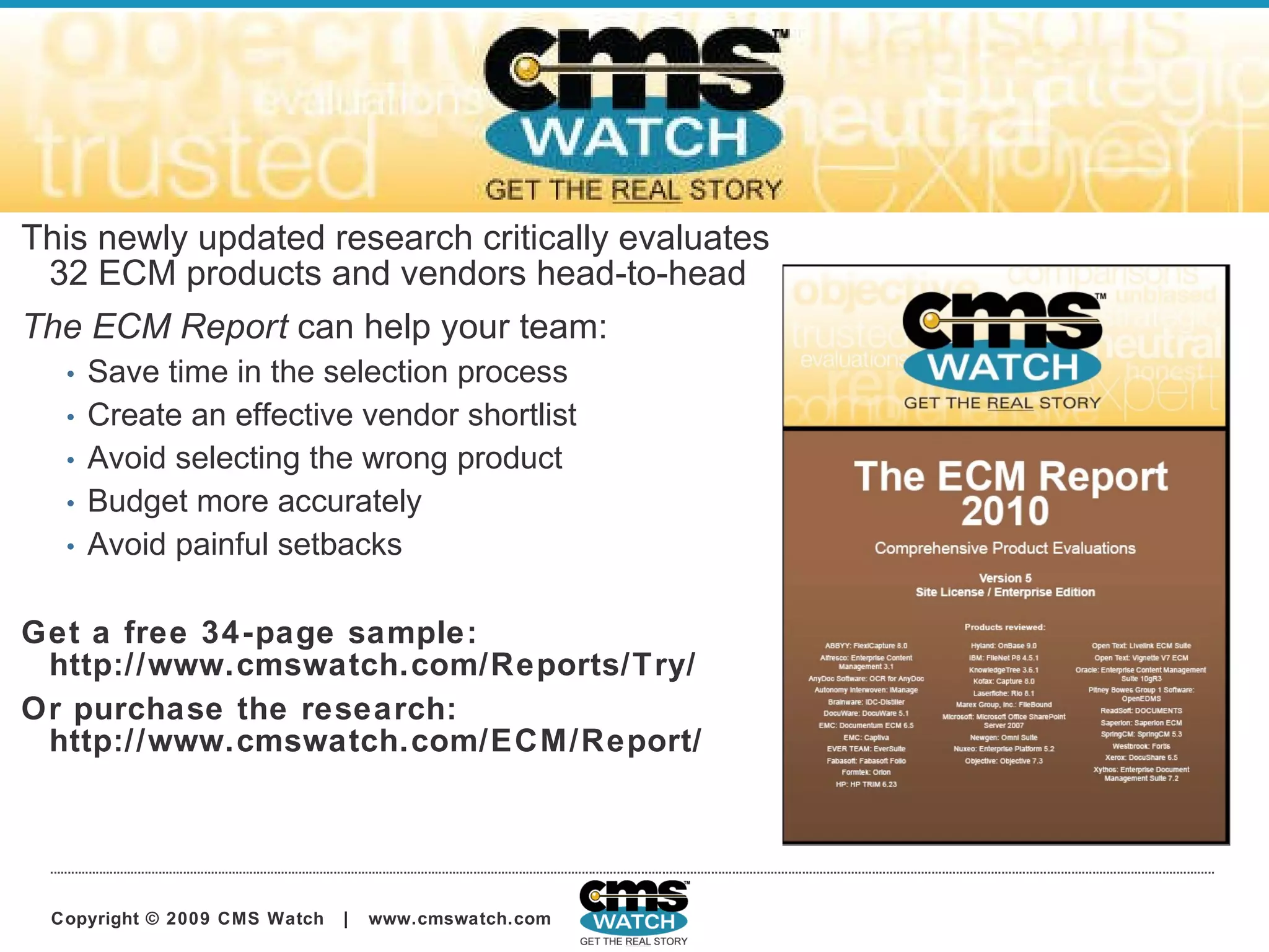 Document Management 2010 Analysis | PPT