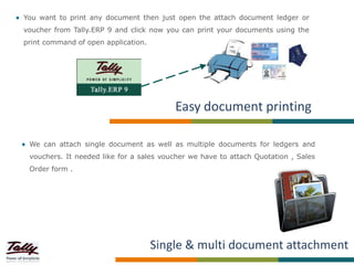 Document management on Tally.ERP 9 | PPTX