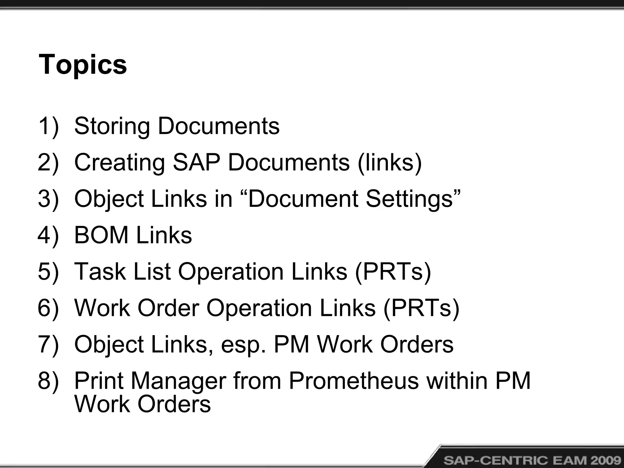 Document management in sap pm 12b | PPT