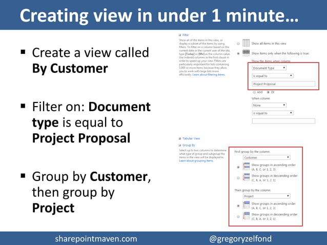Document Management in SharePoint without folders - Introduction to Metadata | PDF