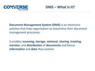 Document Management System (DMS) | PPTX