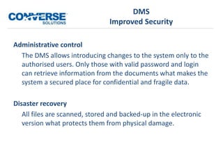 Document Management System (DMS) | PPTX