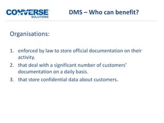 Document Management System (DMS) | PPTX