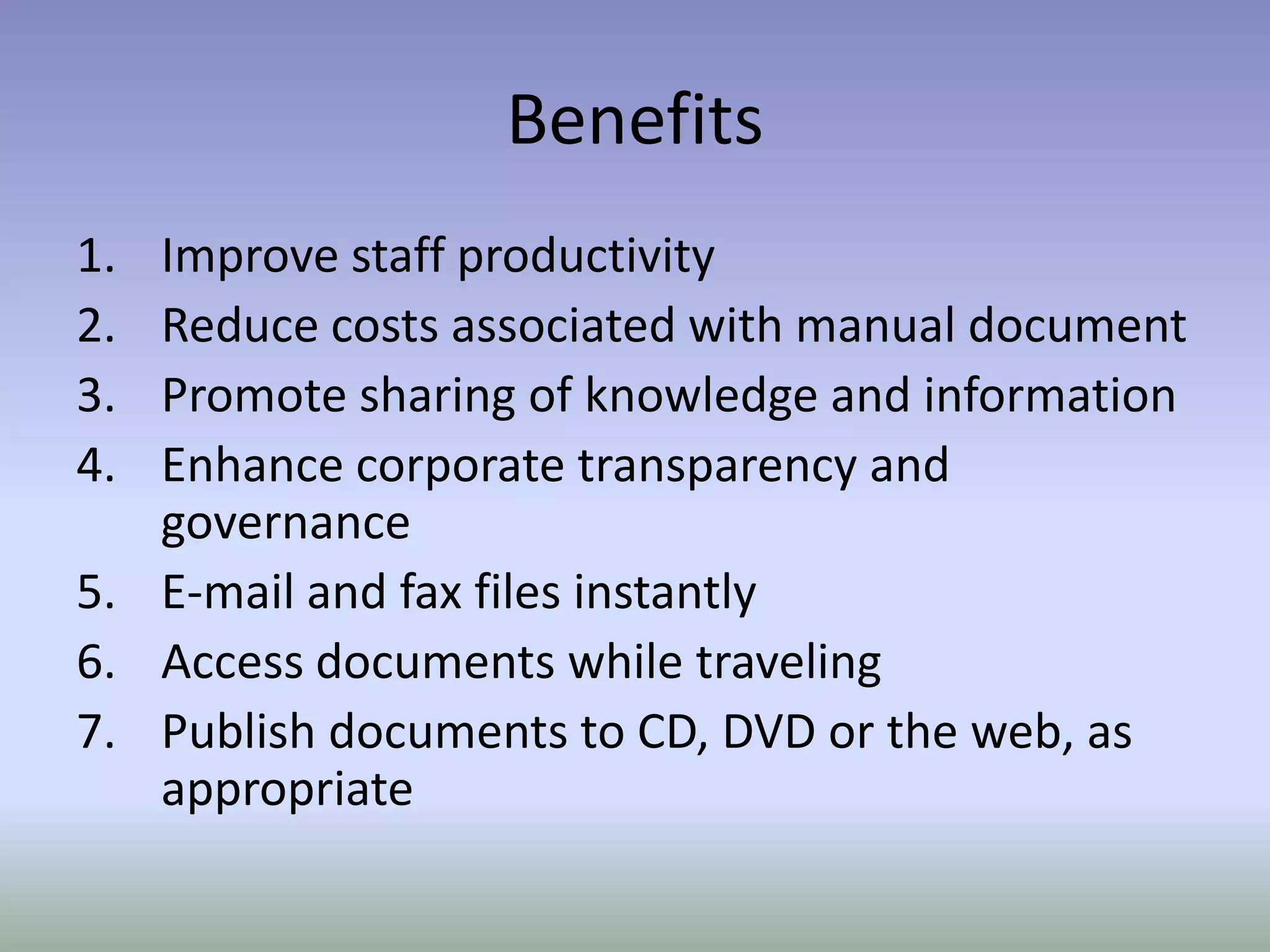Document management system | PPTX