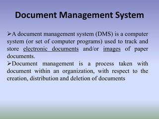 Document management system | PPTX