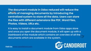 Odoo Document Management System Process | PPTX | Operating Systems ...