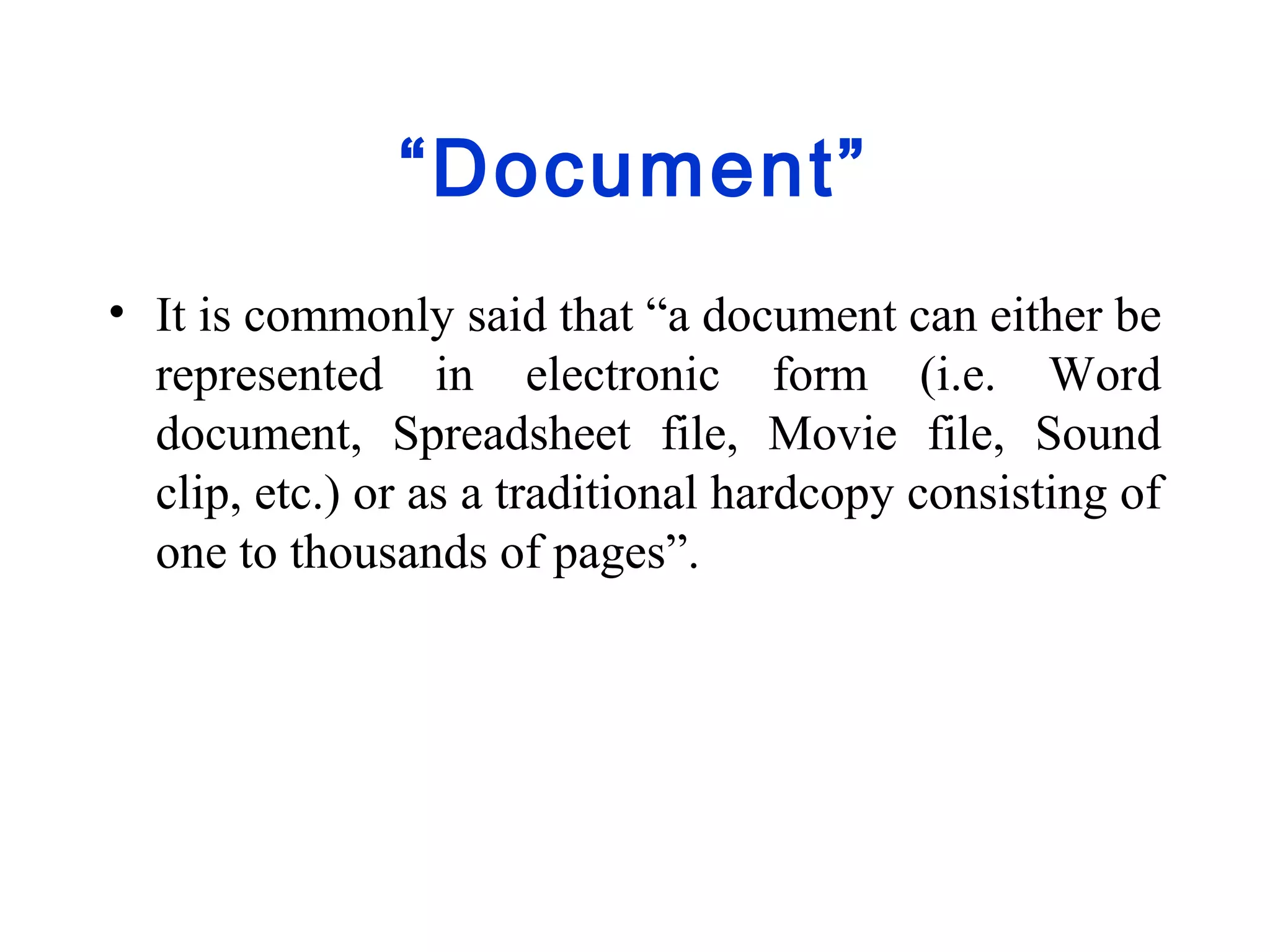 Document management tools and techniques | PPT