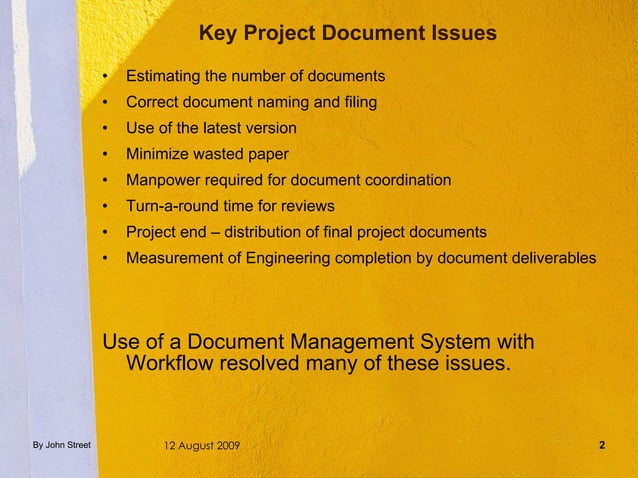 Document Management With Workflow Presentation | PPT