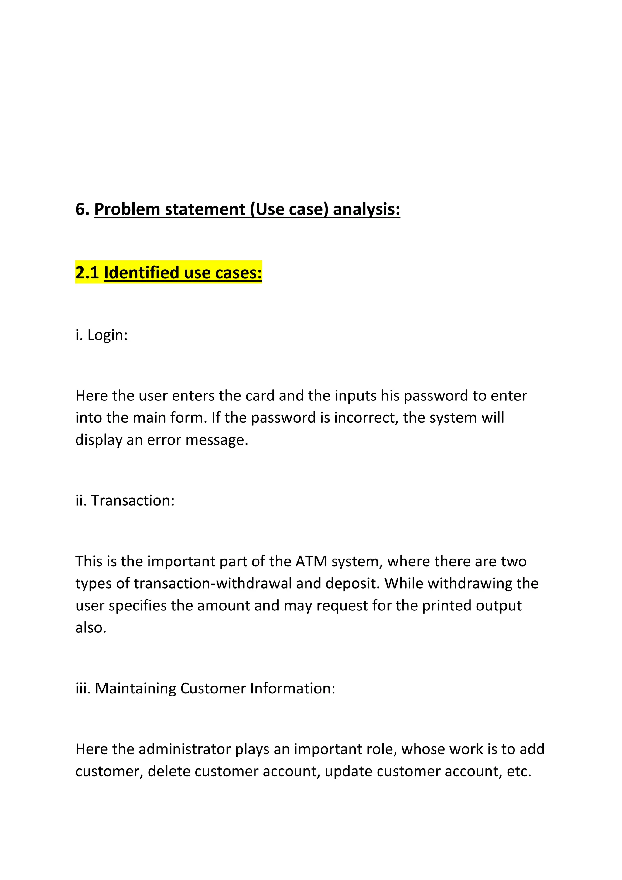 Document Atm Machine Using C Language Mini Projectpdf 