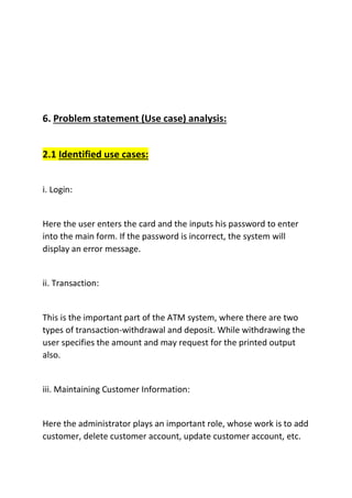 Document Atm machine using c language mini project.pdf