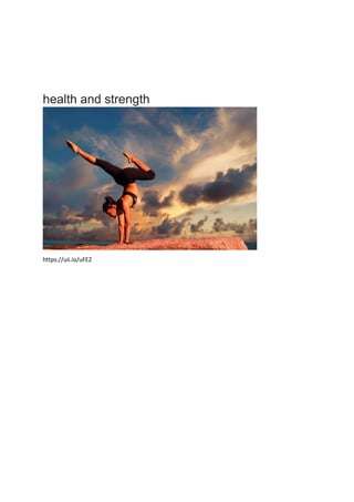 health and strength | PDF