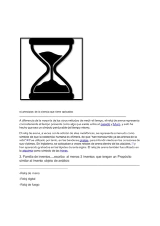 RELOJ DE ARENA 9-6 | DOCX