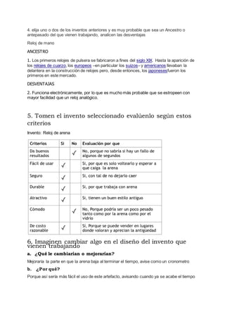 RELOJ DE ARENA 9-6 | DOCX