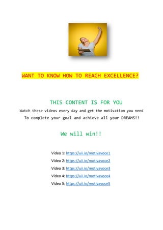 HOW TO REACH EXCELLENCE? | PDF