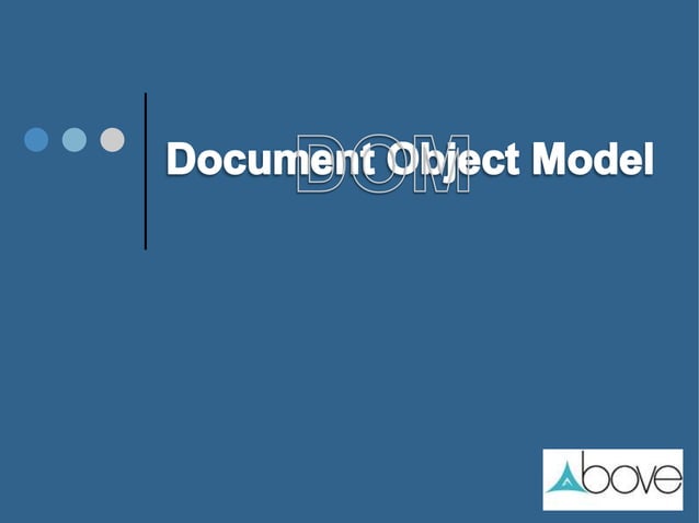 Document object model | PPTX