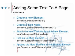 Document object model | PPTX